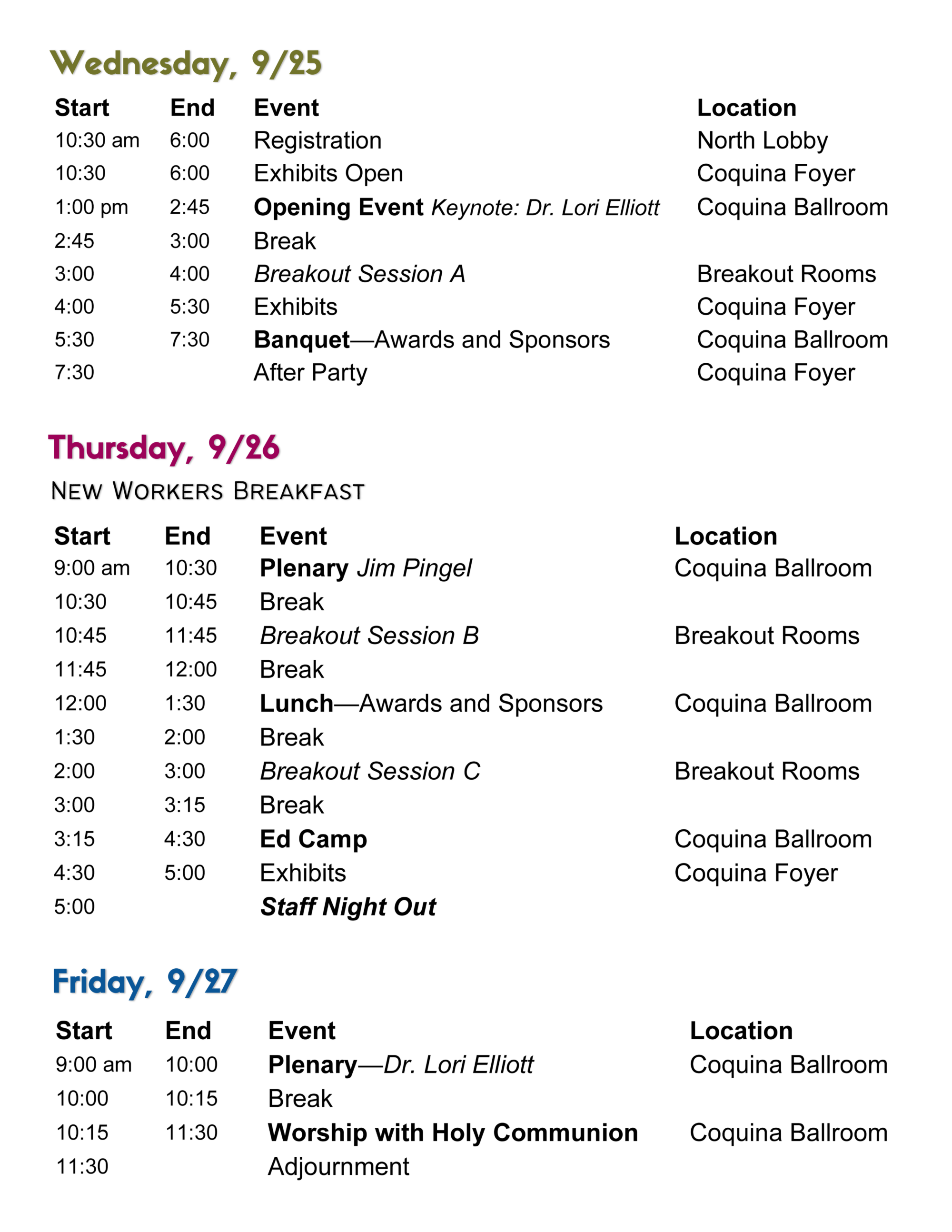 2024 Educators Conference – FLGA District